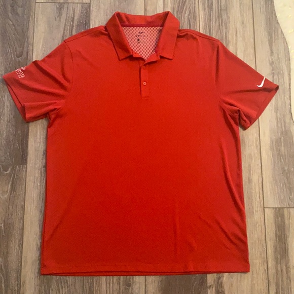 Nike | Shirts | Xl Mens Nike Drifit Red Polo Like New | Poshmark